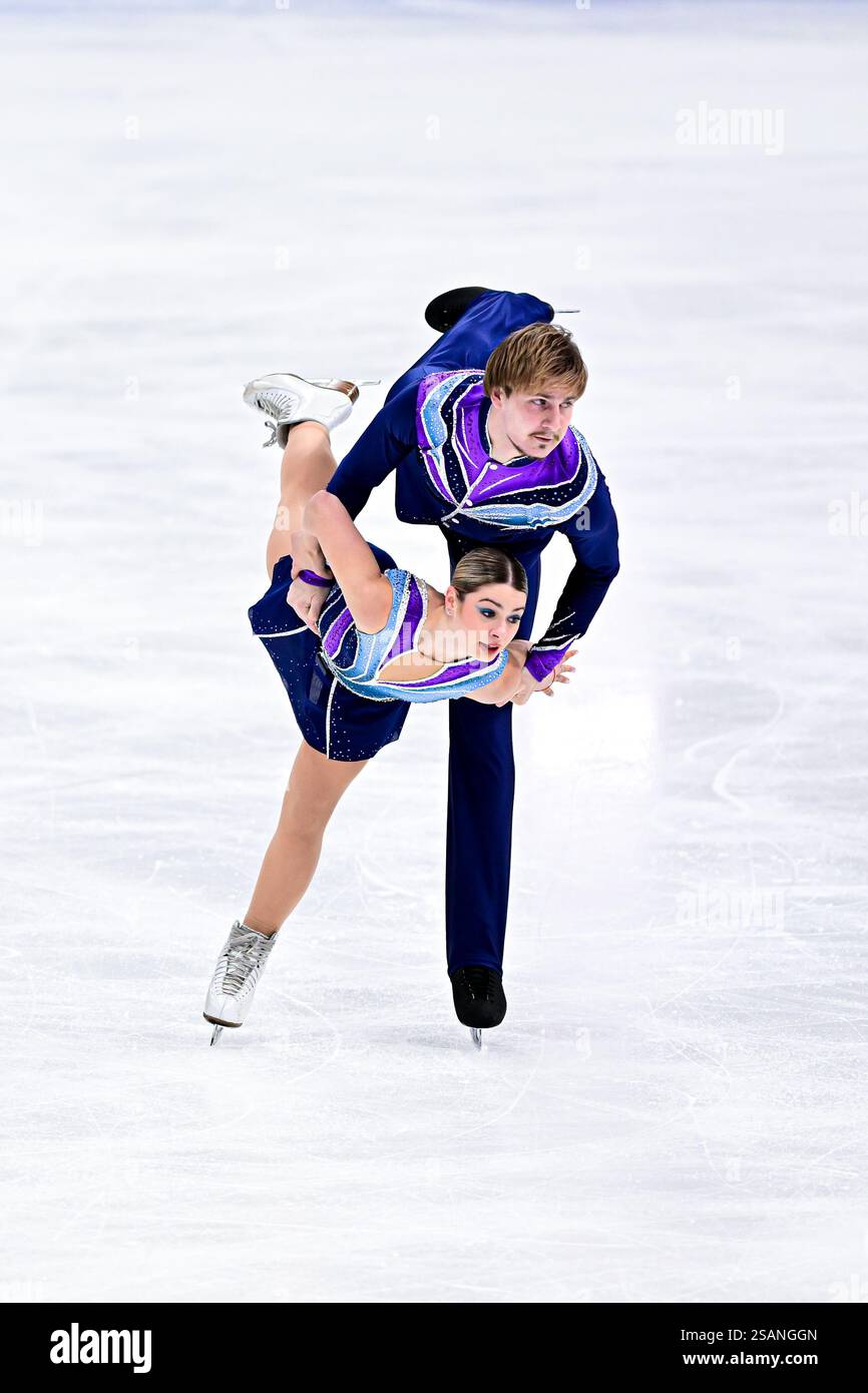 Sofia HOLICHENKO & Artem DARENSKYI (UKR), during Pairs Free Skating, at ...