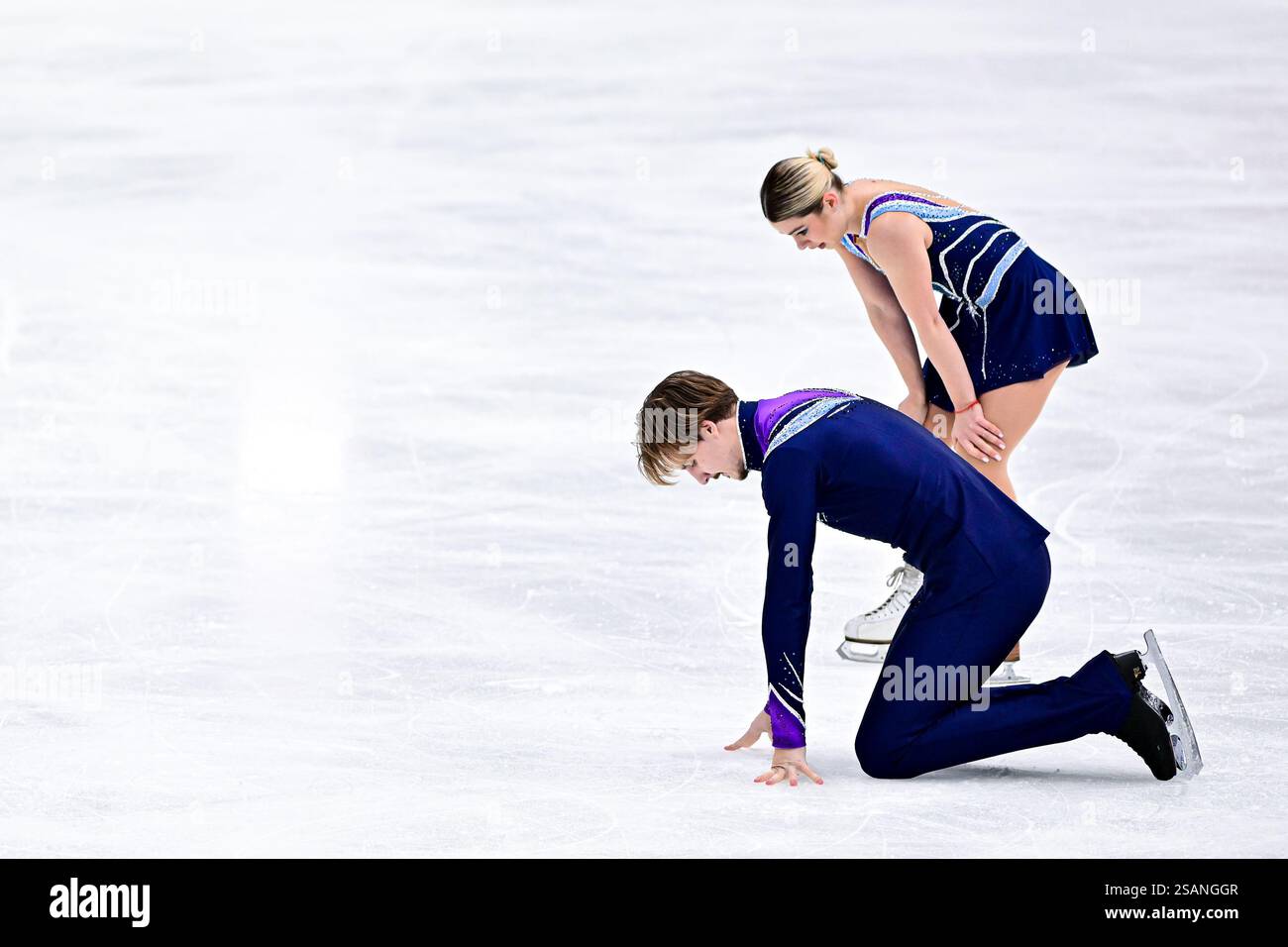Sofia HOLICHENKO & Artem DARENSKYI (UKR), during Pairs Free Skating, at ...