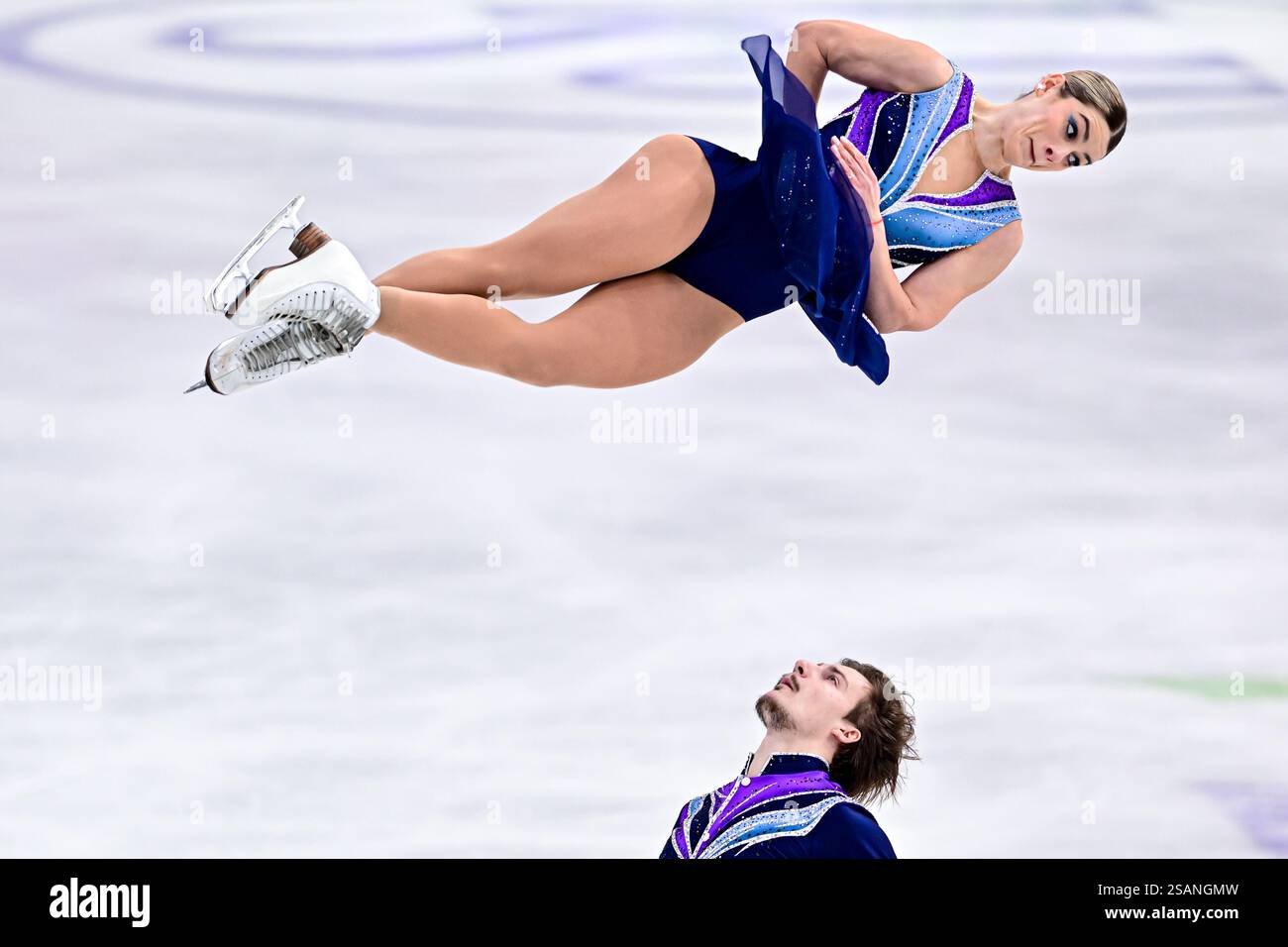 Sofia HOLICHENKO & Artem DARENSKYI (UKR), during Pairs Free Skating, at ...