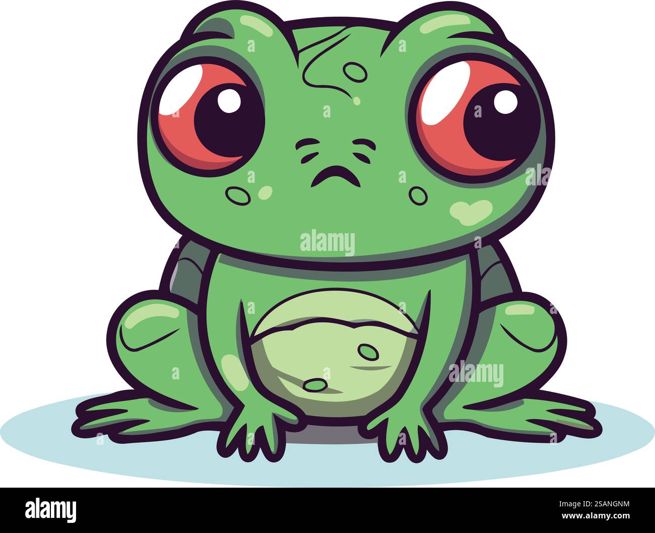Cartoon frog character Stock Vector Images - Alamy