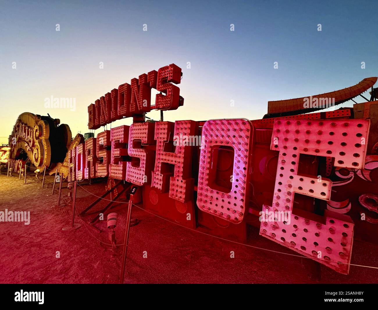 The Neon Museum, Neon Sign Cemetery, Las Vegas, Nevada, USA, North ...