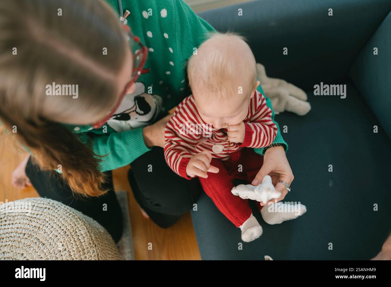 Delightful Cozy Moments The Wonderful Holiday Joy Shared Between Parent ...