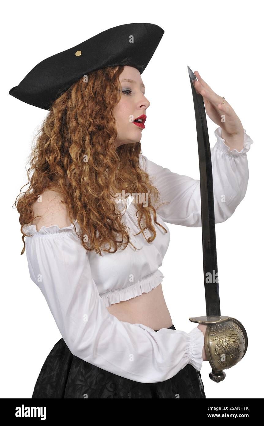 Beautiful female pirate hi-res stock photography and images - Alamy