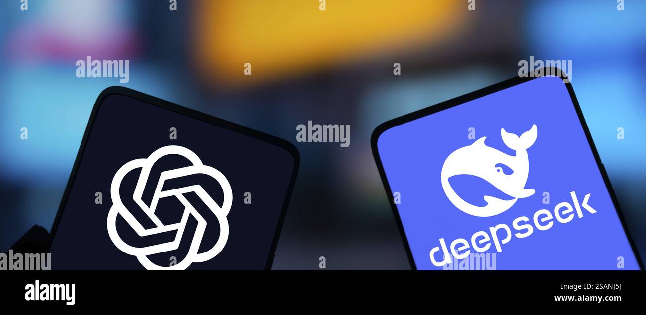 Deepseek and chatgpt hi-res stock photography and images - Alamy