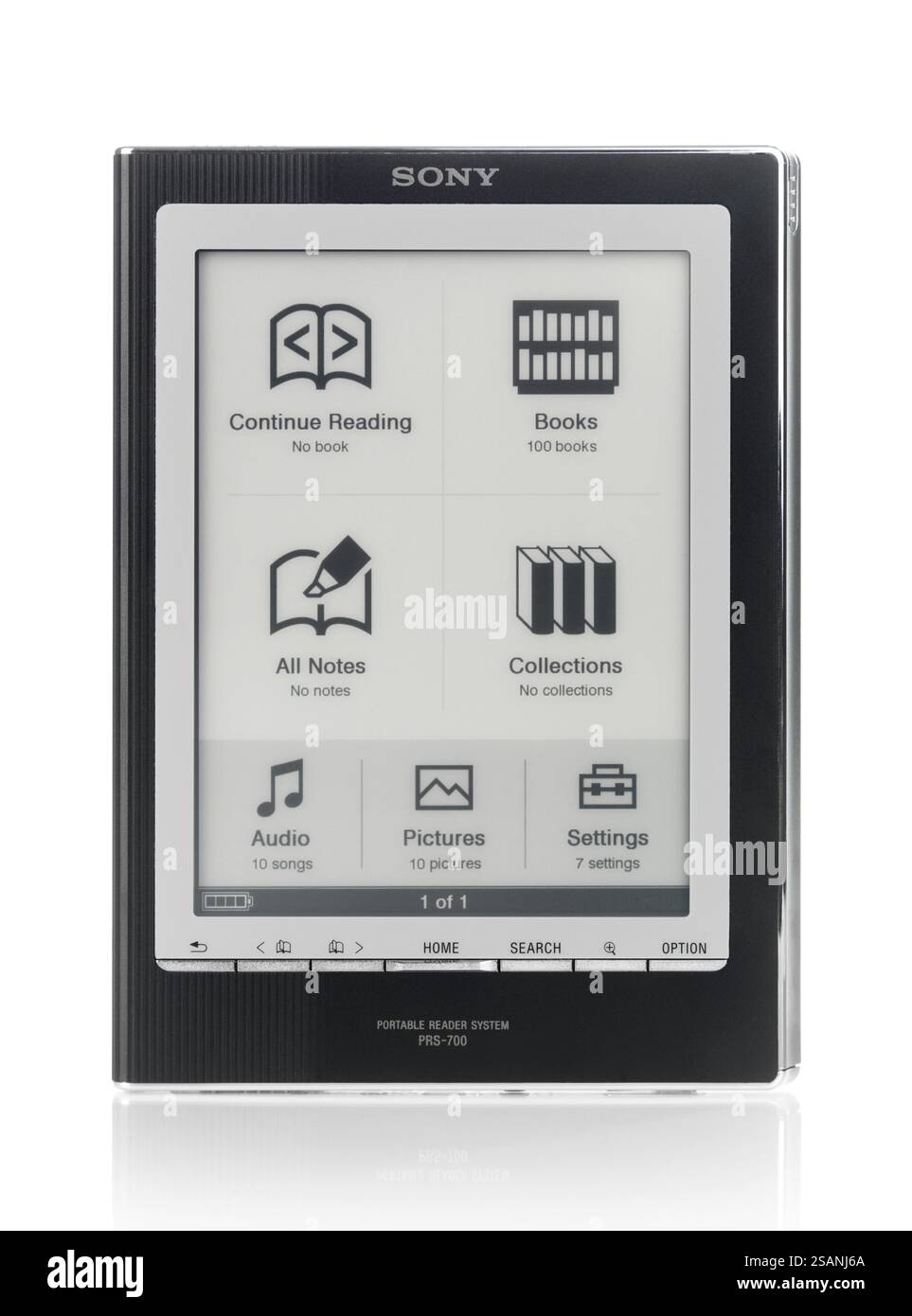 Sony Reader. PRS-700 Portable Reader System. Touch screen e-book device ...