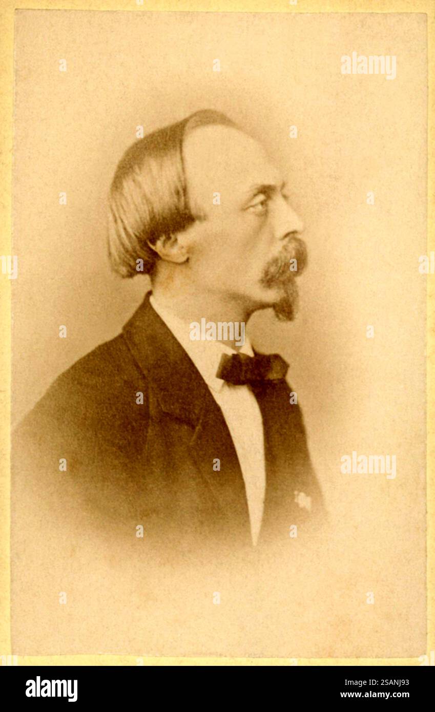 1865 c. , GERMANY : The celebrated german music composer , conductor ...