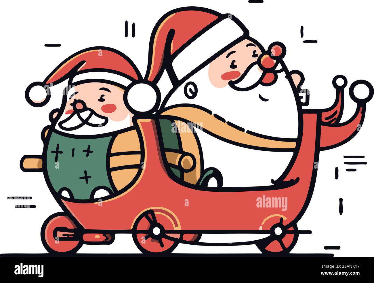 Car christmas gifts vector Stock Vector Images - Alamy