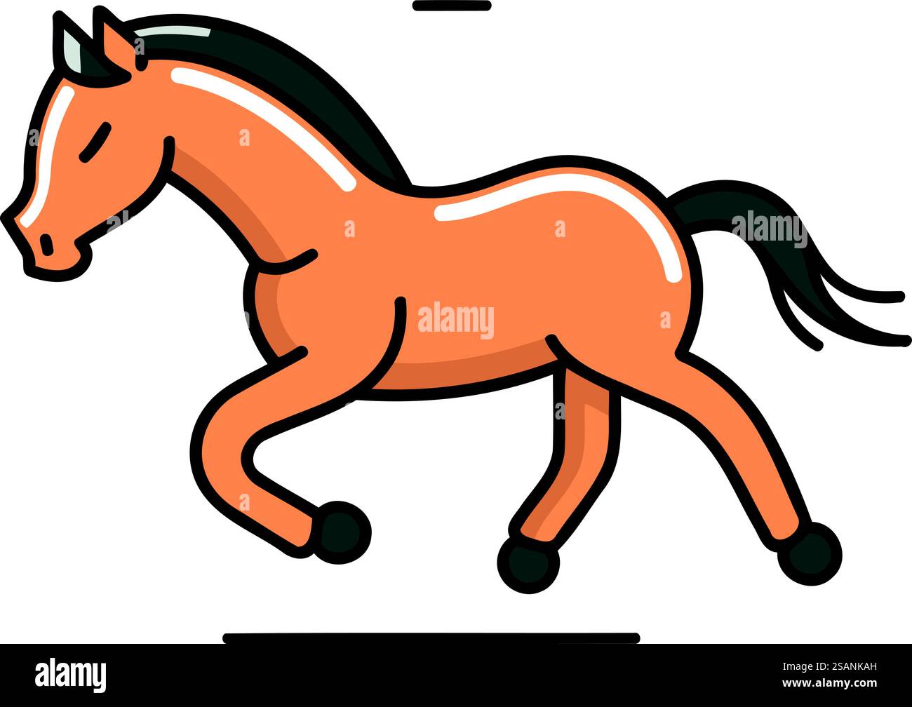 Running sport icon outline Cut Out Stock Images & Pictures - Alamy
