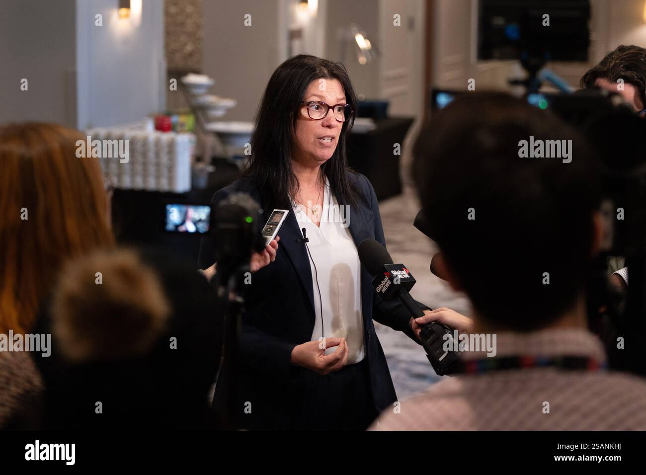 Halifax, Canada. 30th Jan, 2025. Nova Scotia's Minister of Health and ...