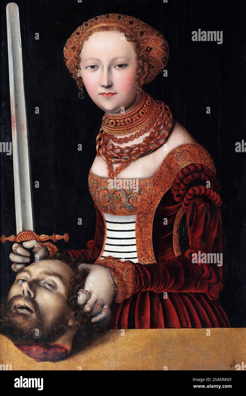 Lucas Cranach I - Judith with head of Holofernes Stock Photo - Alamy