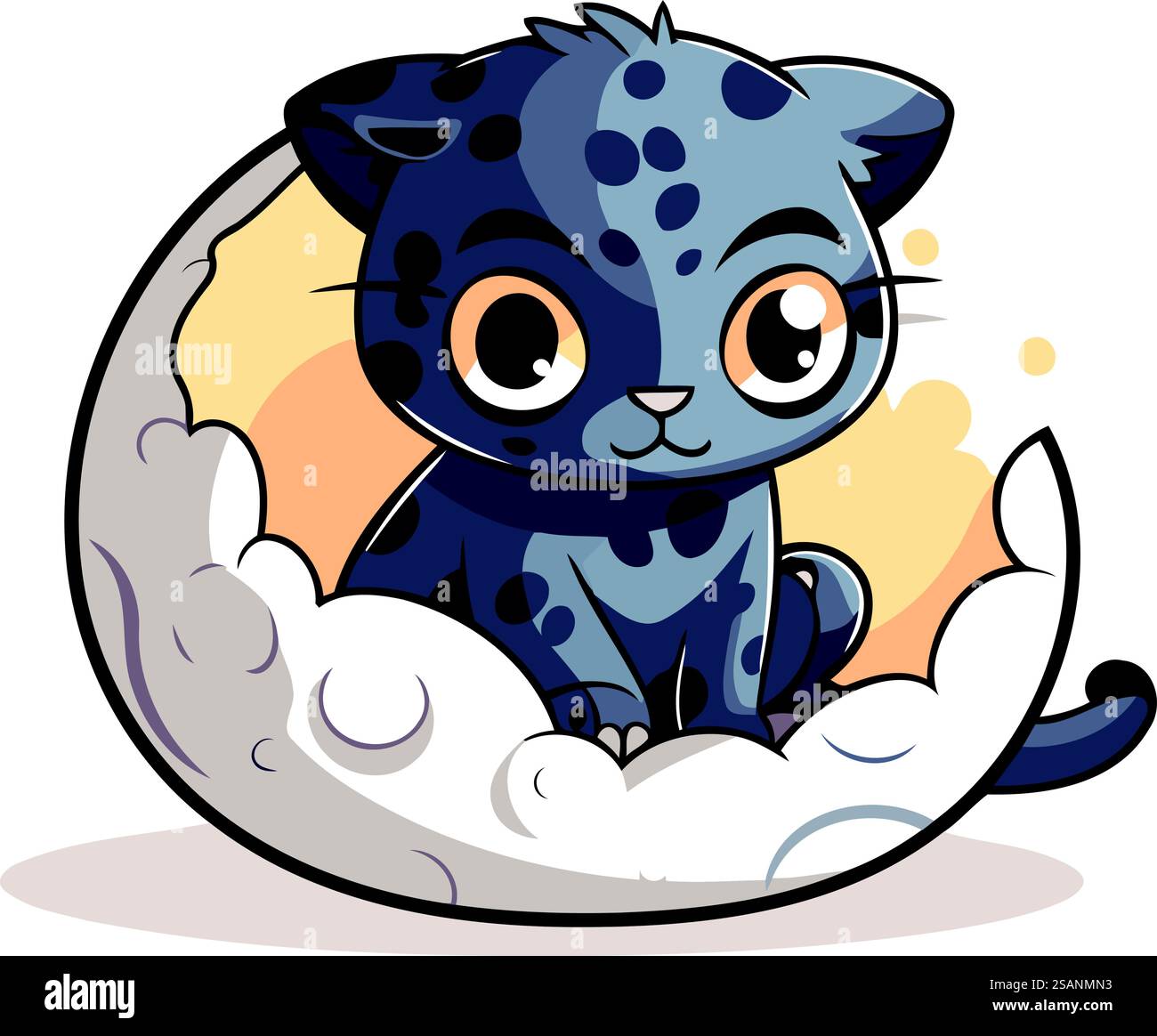 Leopard moon hi-res stock photography and images - Alamy