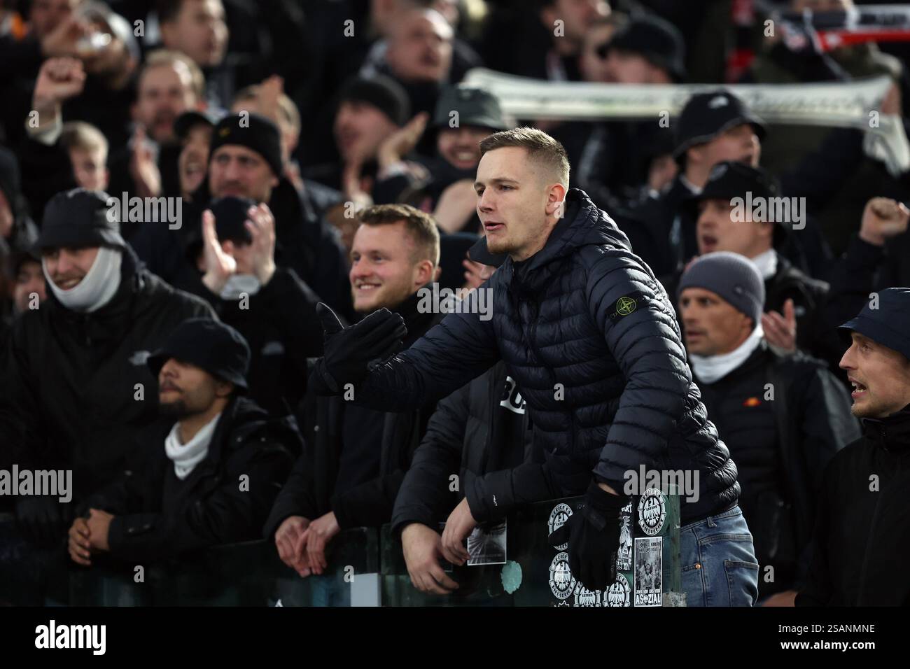 Rome, Italy. 30th Jan, 2025. Rome, Italy 30.01.2025: Eintracht ...