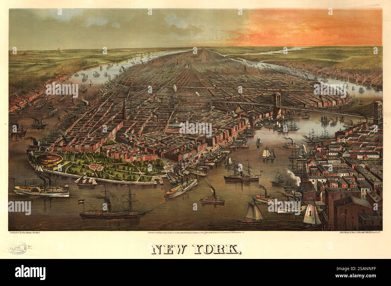 New York ARTIST Ferdinand Mayer and Sons DATE ca. 1873 Beautifuly ...