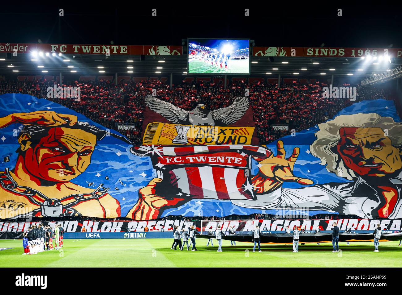 ENSCHEDE - Fans of FC Twente during the UEFA Europa League match ...