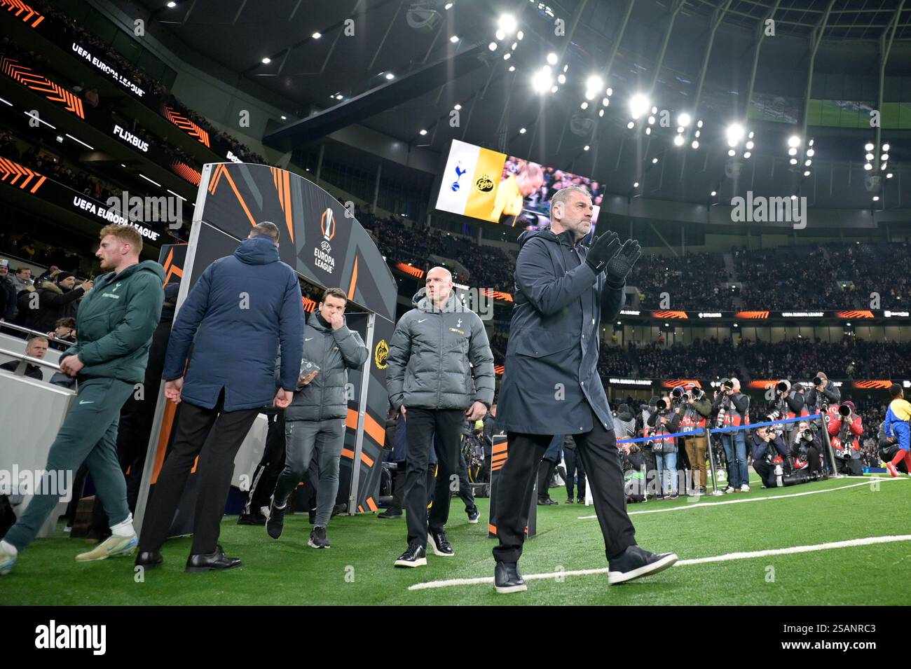 London, UK. 30th Jan, 2025. Ange Postecoglou Manager of Tottenham ...