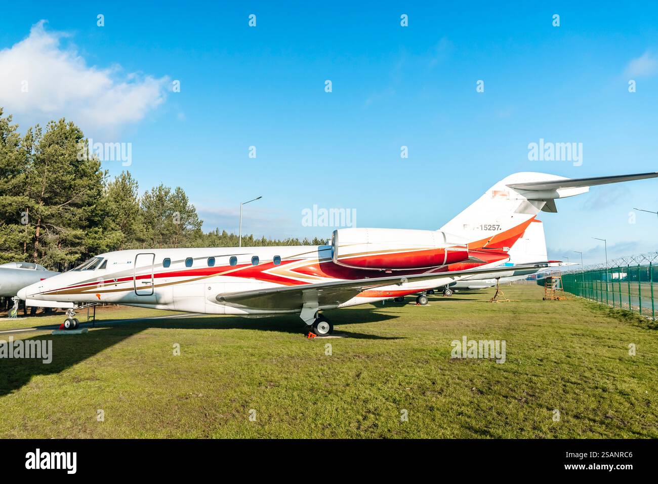Minsk, Belarus - January 29, 2025: Cessna 750 Citation X private Jet on ...