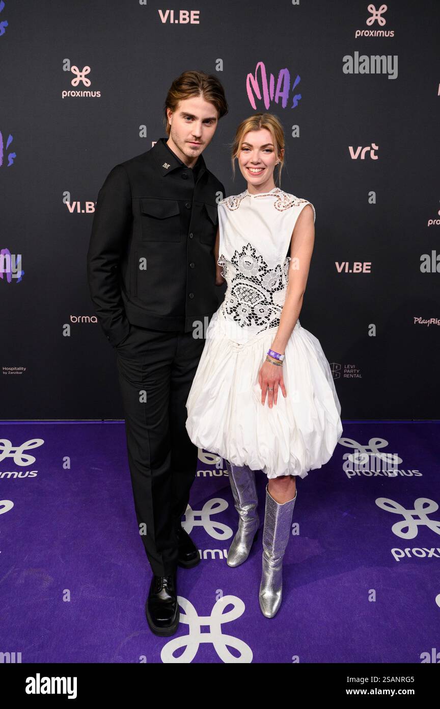 Antwerpen, Belgium. 29th Jan, 2025. Antwerpen, 29/01/2025 : Music Industry Awards, Mia's ...