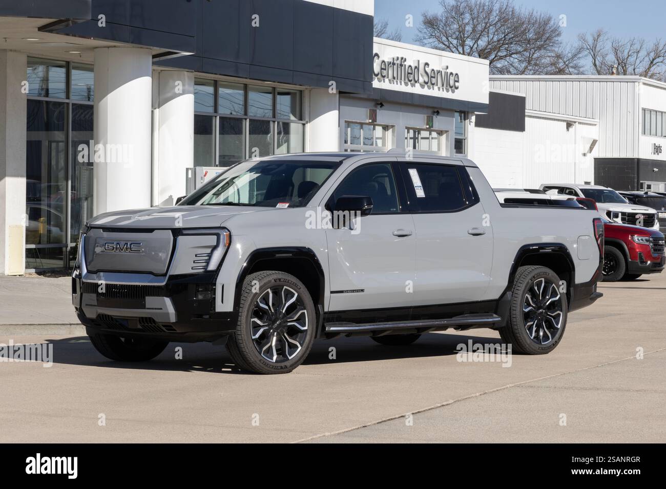 Lafayette - January 29, 2025: GMC Sierra EV Denali Edition 1 Electric ...