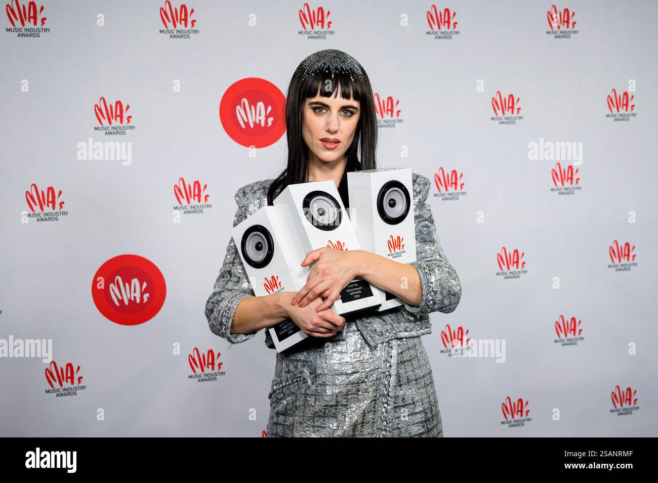 Antwerpen, Belgium. 29th Jan, 2025. Antwerpen, 29/01/2025 : Music Industry Awards, Mia's ...