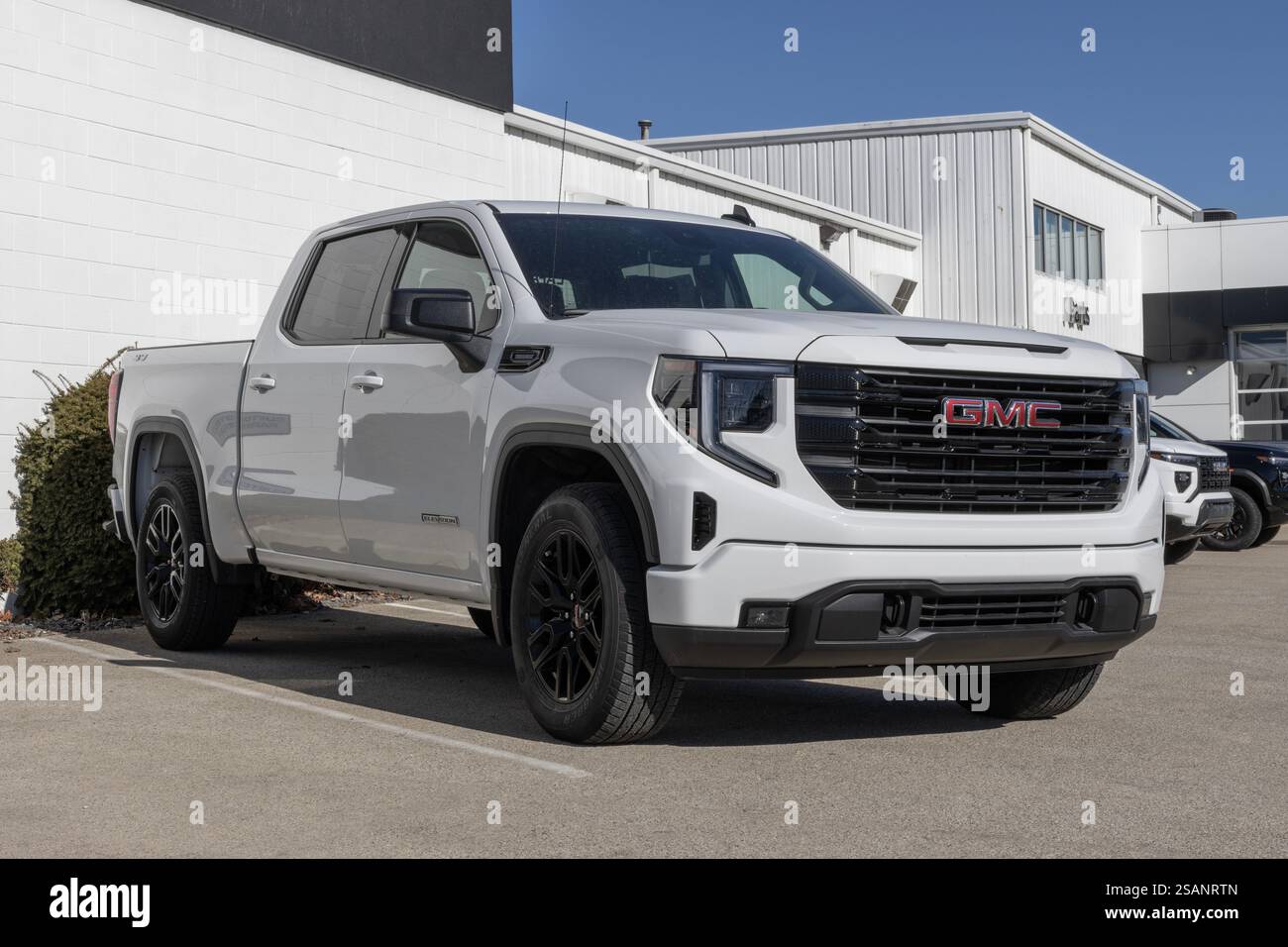 Lafayette - January 29, 2025: GMC Sierra 1500 Elevation display at a ...