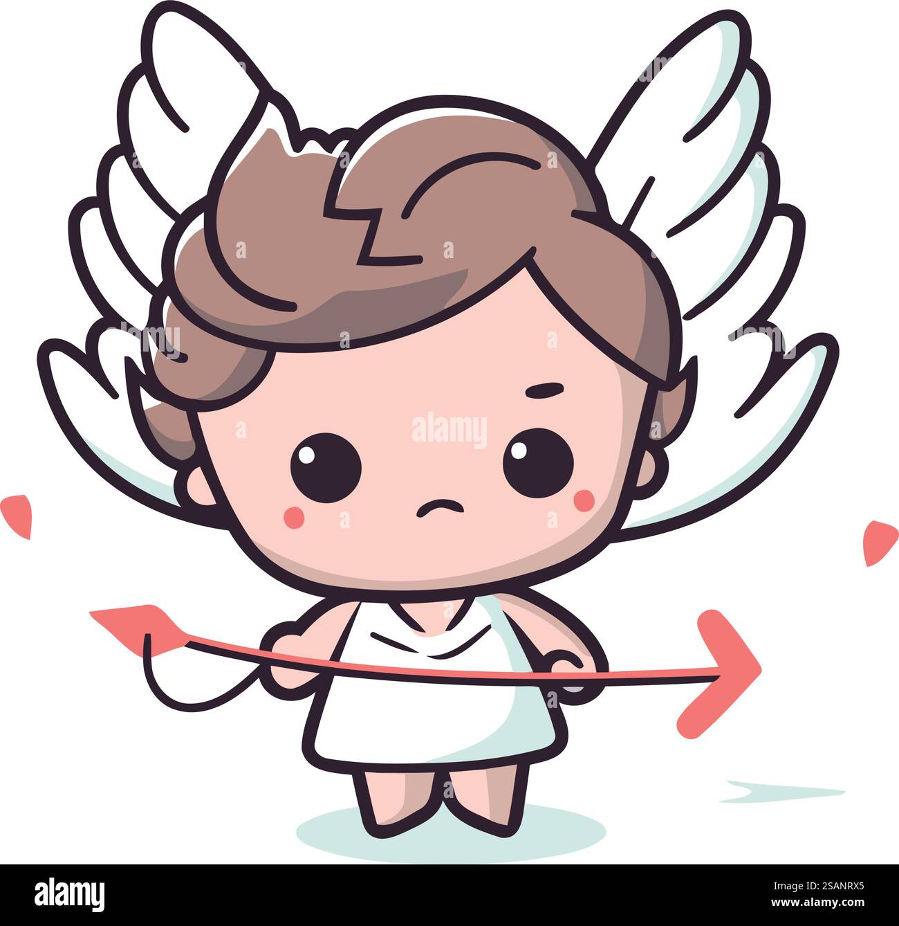 Cupid boy cartoon character vector design. Cute cupid boy vector design ...