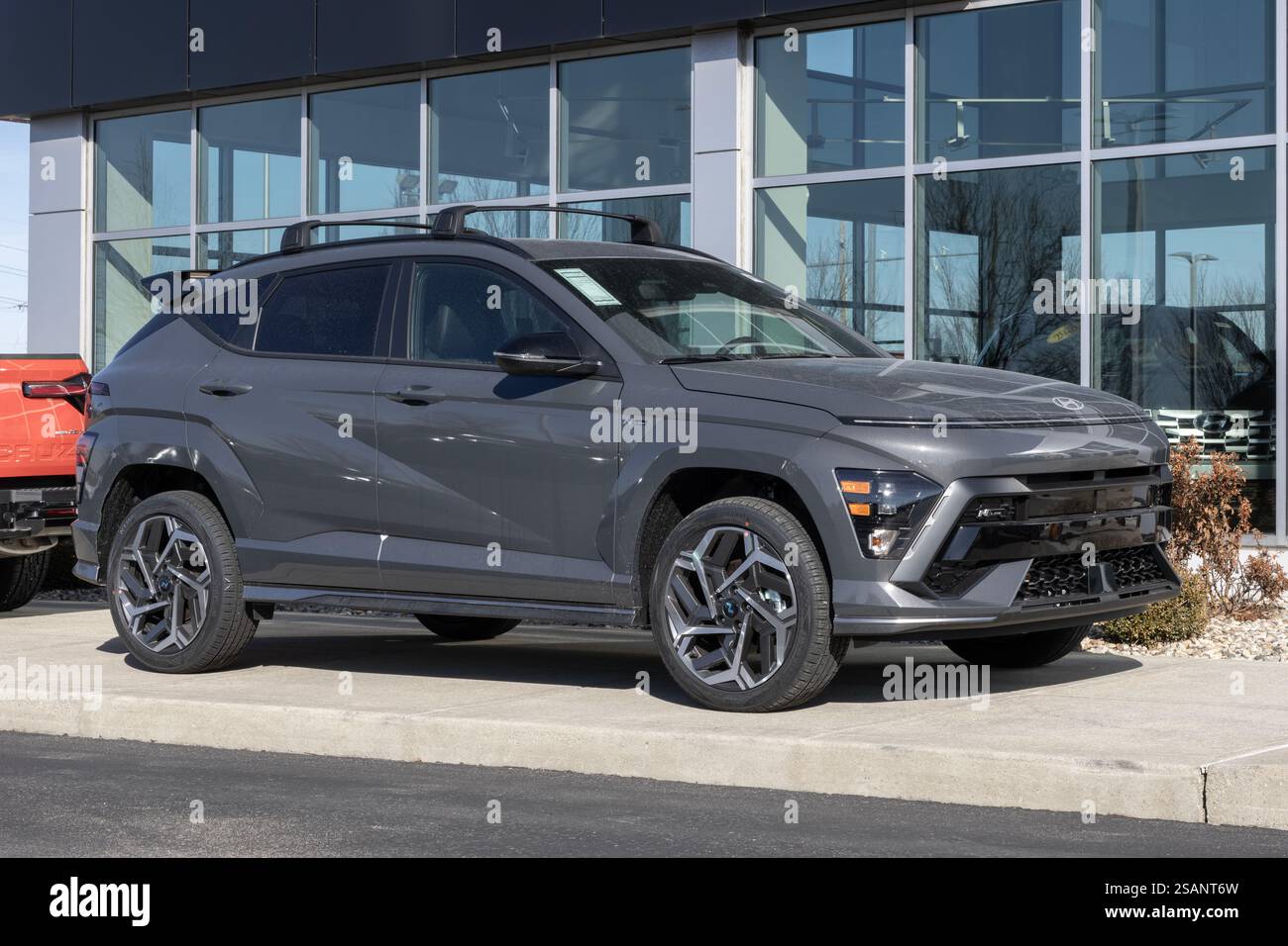 Noblesville - January 28, 2025: Hyundai Kona N Line S AWD display at a ...