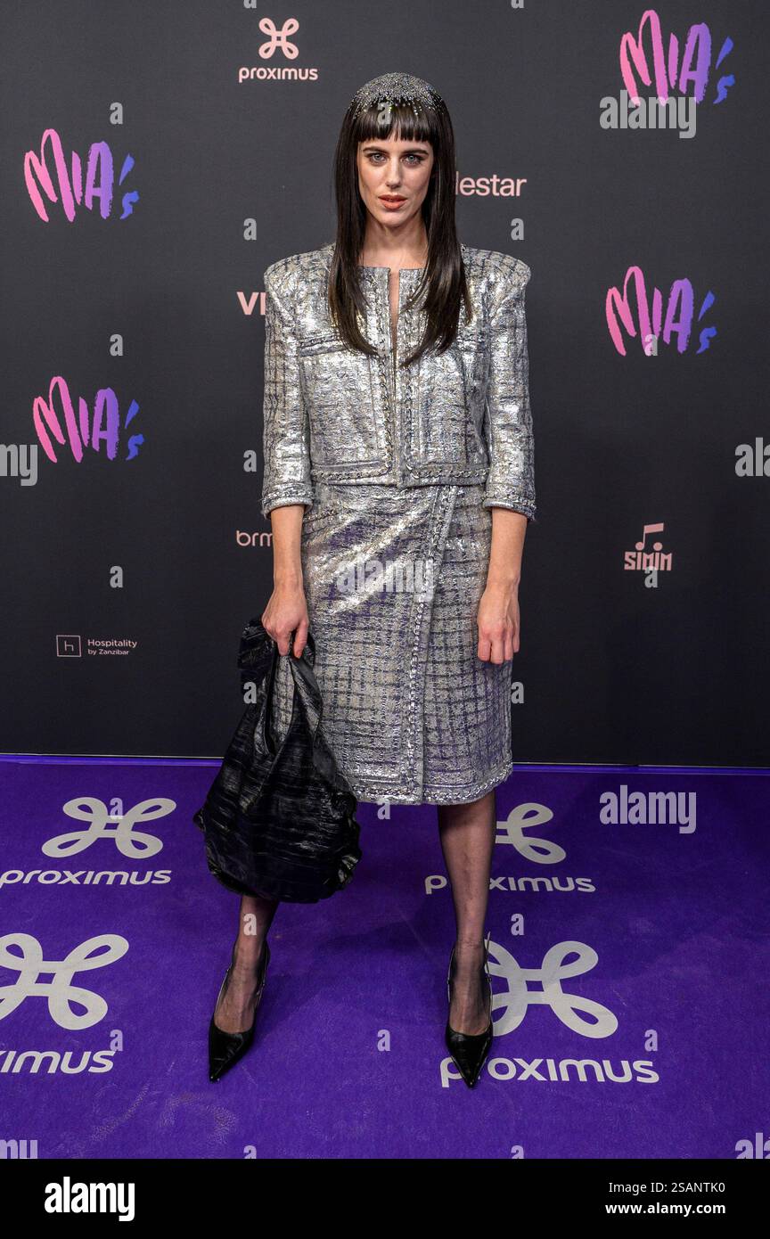 Antwerpen, Belgium. 29th Jan, 2025. Antwerpen, 29/01/2025 : Music Industry Awards, Mia's ...