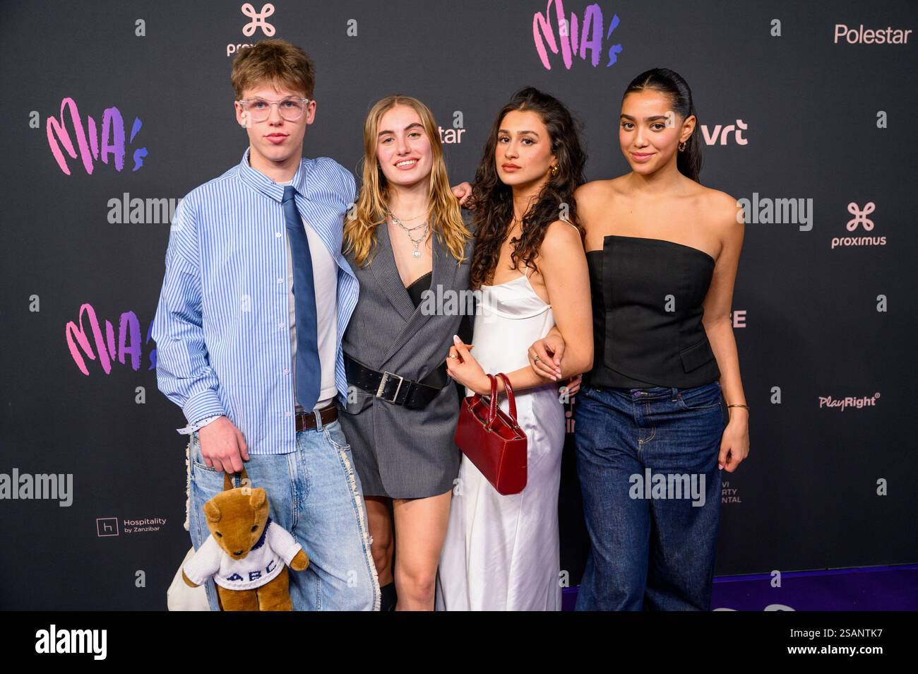 Antwerpen, Belgium. 29th Jan, 2025. Antwerpen, 29/01/2025 : Music Industry Awards, Mia's ...