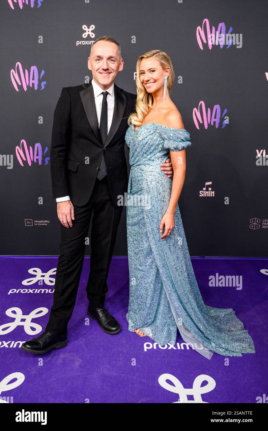 Antwerpen, Belgium. 29th Jan, 2025. Antwerpen, 29/01/2025 : Music Industry Awards, Mia's ...
