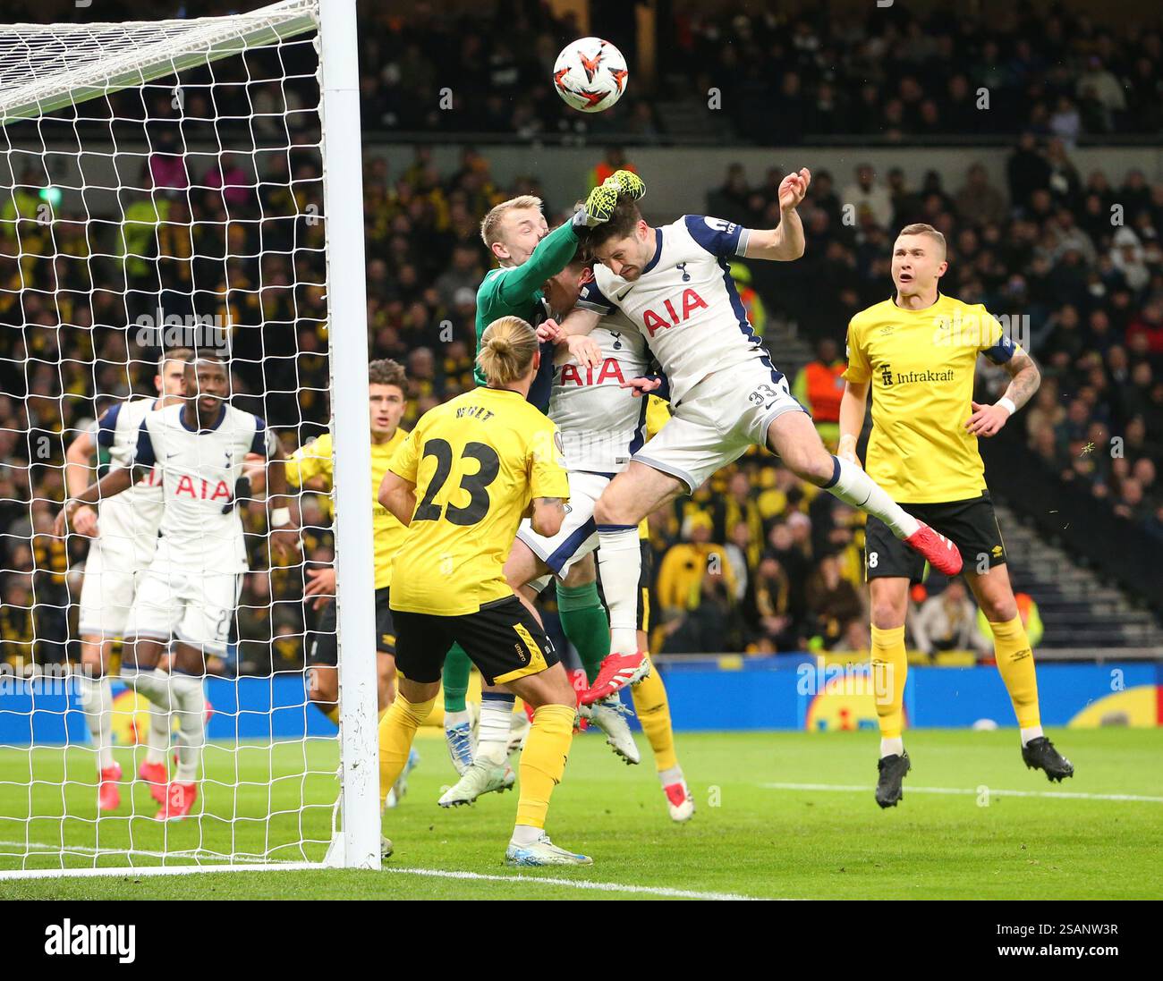 Tottenham Hotspur Stadium, London, UK. 30th Jan, 2025. UEFA Europa ...