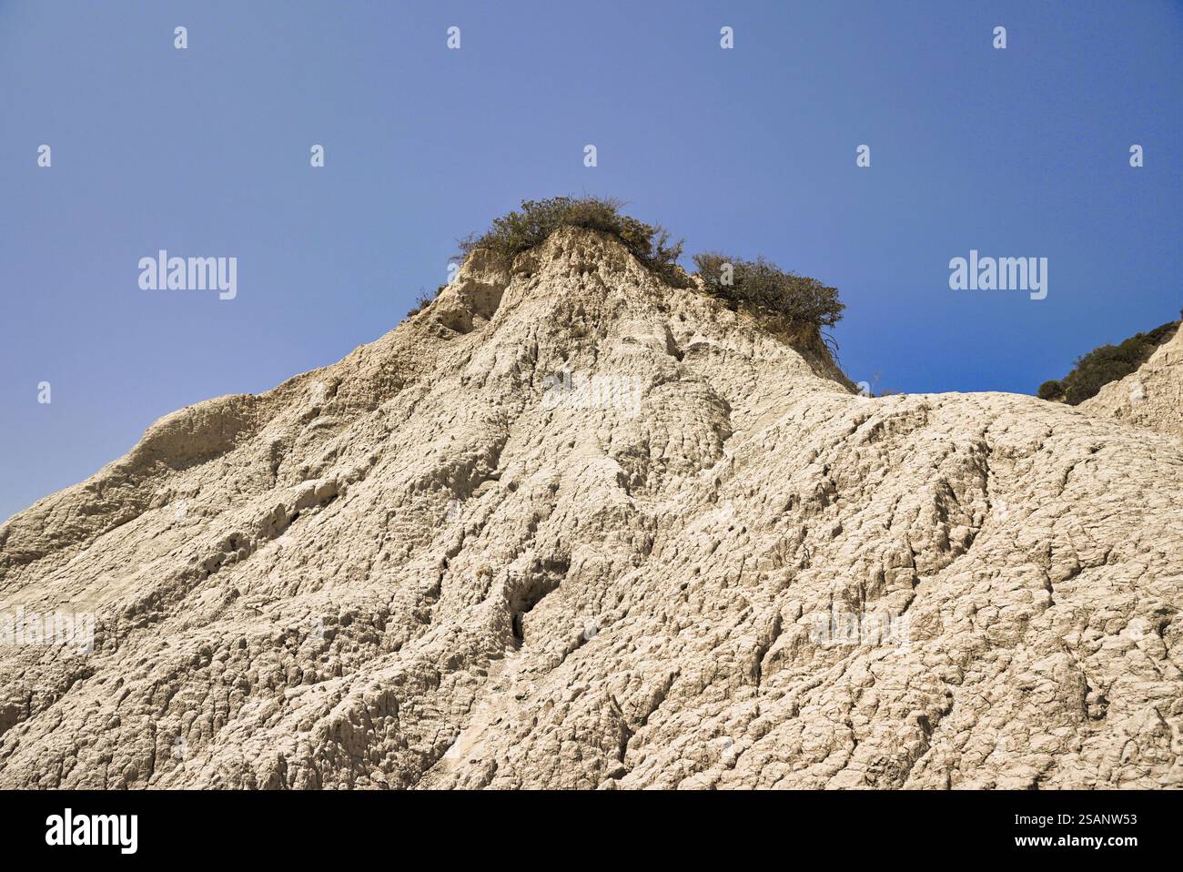 natural landscape formed by rainwater erosion depicting the earth ...