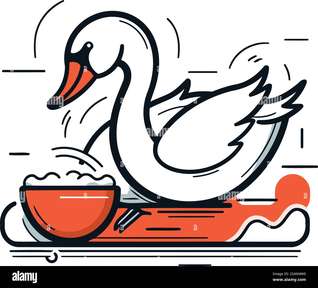 Funny rice Stock Vector Images - Alamy