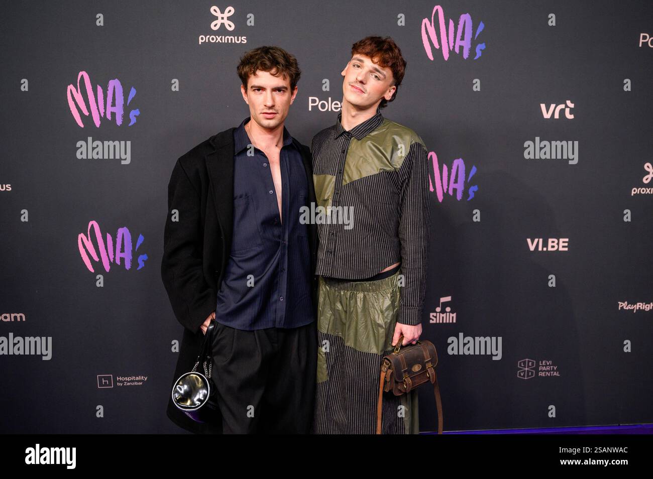 Antwerpen, Belgium. 29th Jan, 2025. Antwerpen, 29/01/2025 : Music Industry Awards, Mia's ...