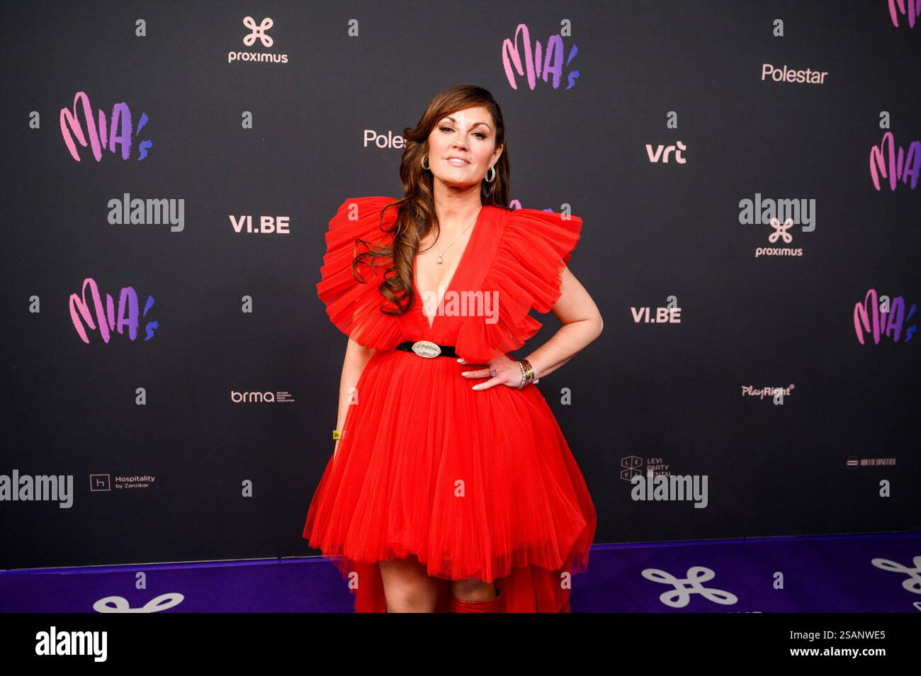 Antwerpen, Belgium. 29th Jan, 2025. Antwerpen, 29/01/2025 : Music Industry Awards, Mia's ...