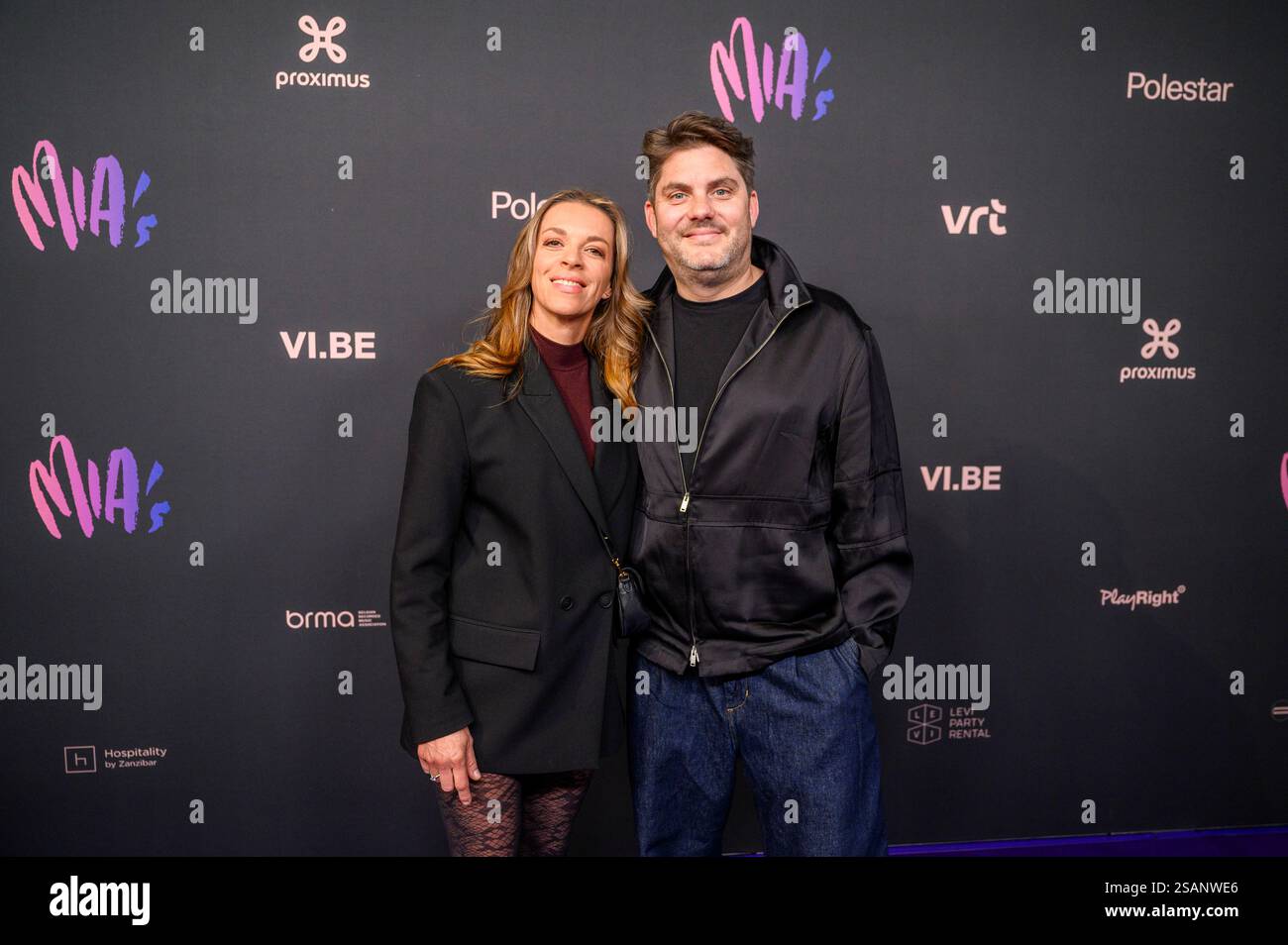 Antwerpen, Belgium. 29th Jan, 2025. Antwerpen, 29/01/2025 : Music Industry Awards, Mia's ...