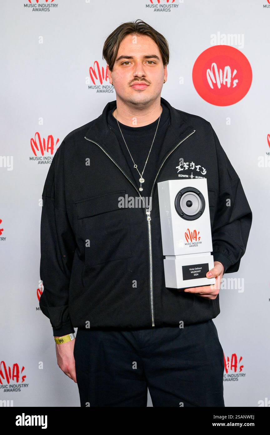 Antwerpen, Belgium. 29th Jan, 2025. Antwerpen, 29/01/2025 : Music ...