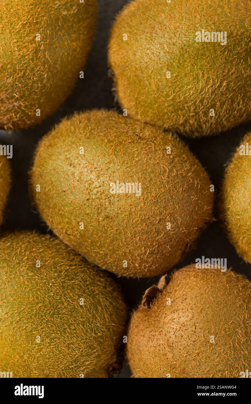 Organic Healthy Brown Kiwi Fruit Ready to Eat Stock Photo - Alamy
