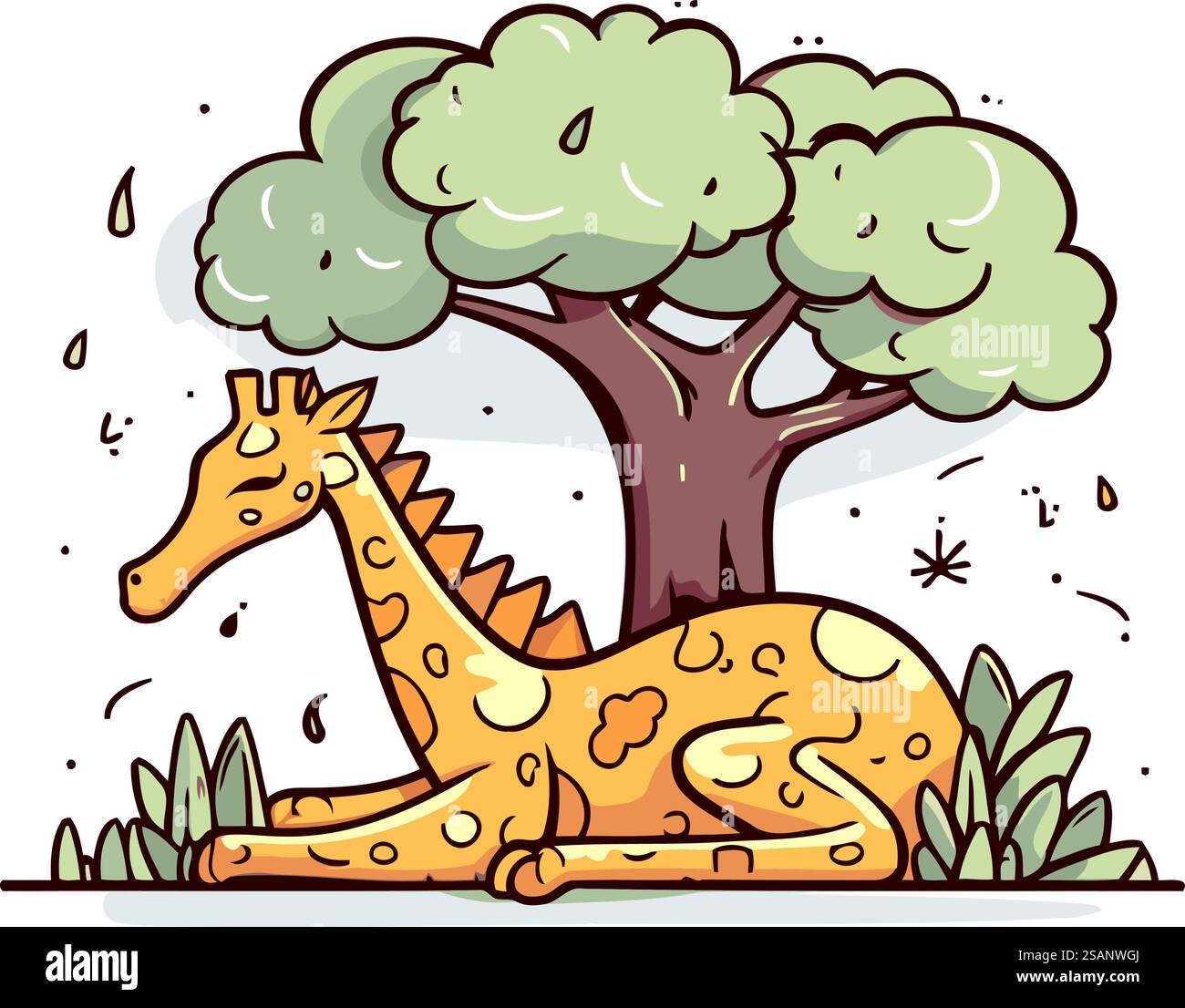 Under a big tree Cut Out Stock Images & Pictures - Alamy