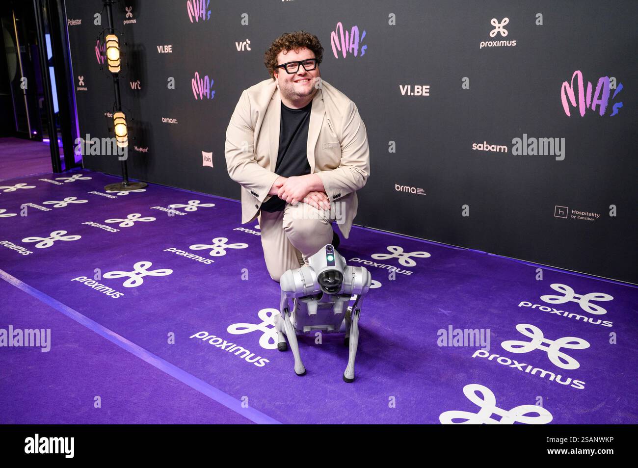 Antwerpen, Belgium. 29th Jan, 2025. Antwerpen, 29/01/2025 : Music Industry Awards, Mia's ...