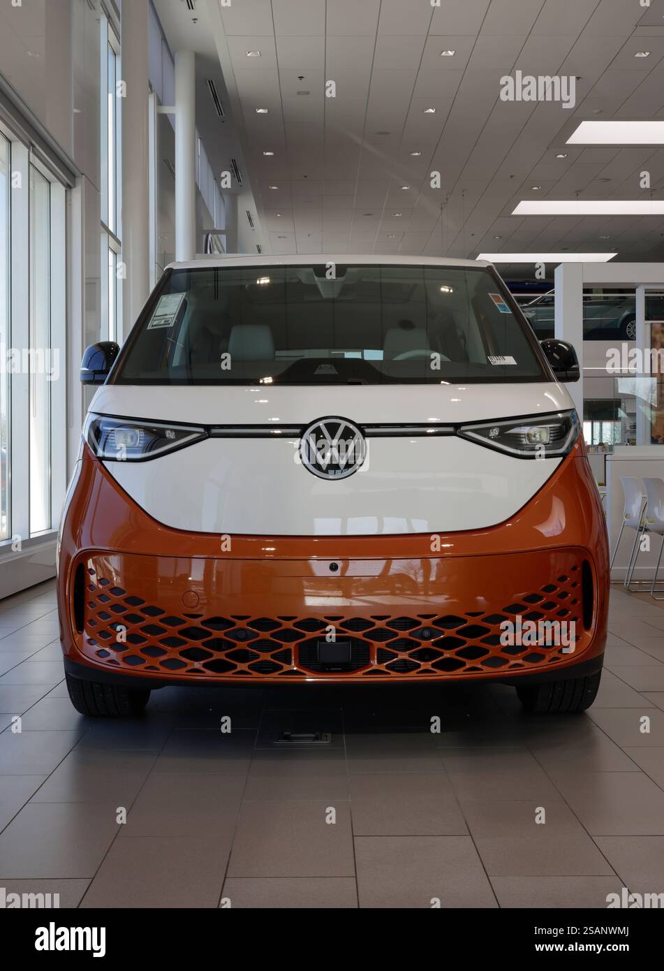 Noblesville - January 28, 2025: Volkswagen ID. Buzz 1st Edition AWD ...