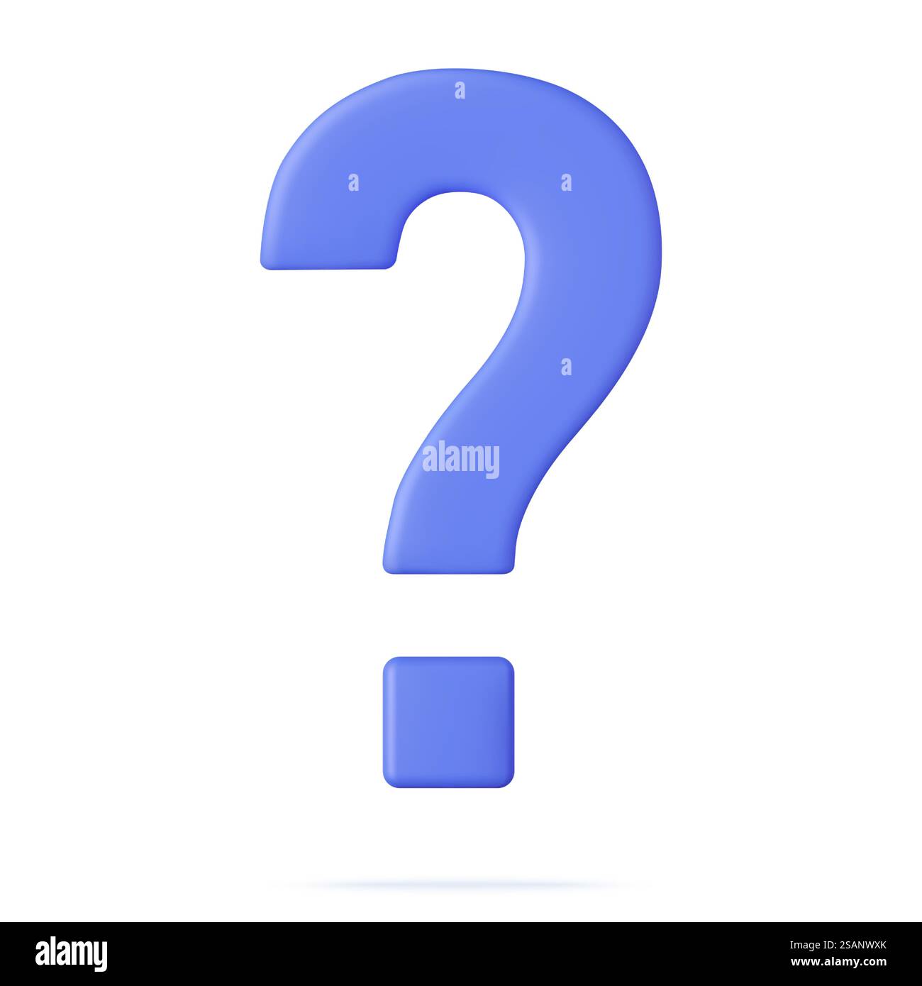 3d question mark. 3d rendering. Vector illustration. 3d question mark ...