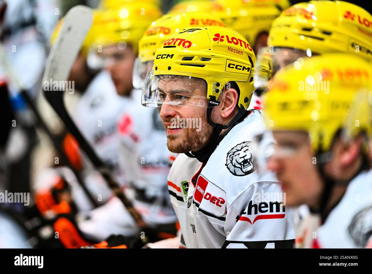 Iserlohn, Deutschland. 30th Jan, 2025. Chris Wilkie (Loewen Frankfurt ...