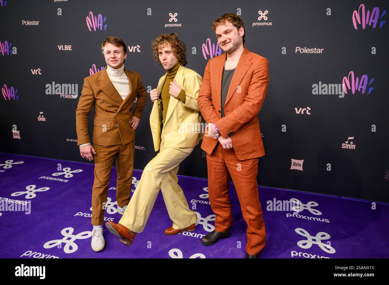 Antwerpen, Belgium. 29th Jan, 2025. Antwerpen, 29/01/2025 : Music Industry Awards, Mia's ...