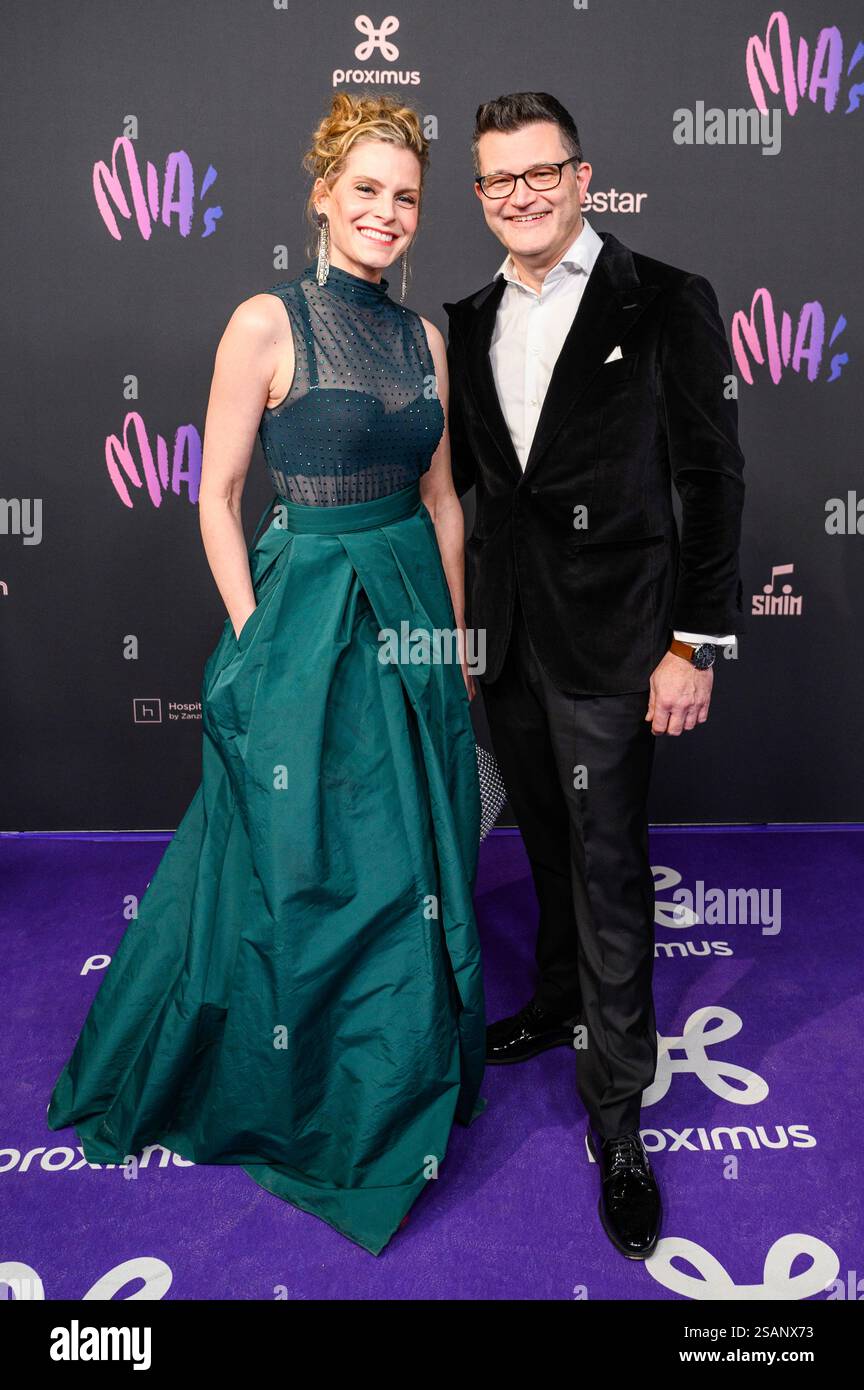 Antwerpen, Belgium. 29th Jan, 2025. Antwerpen, 29/01/2025 : Music Industry Awards, Mia's ...