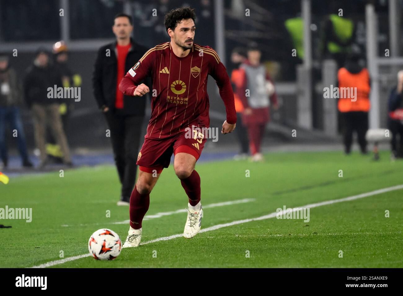 Rome, Italy. 30th Jan, 2025. Mats Hummels of AS Roma in action during ...