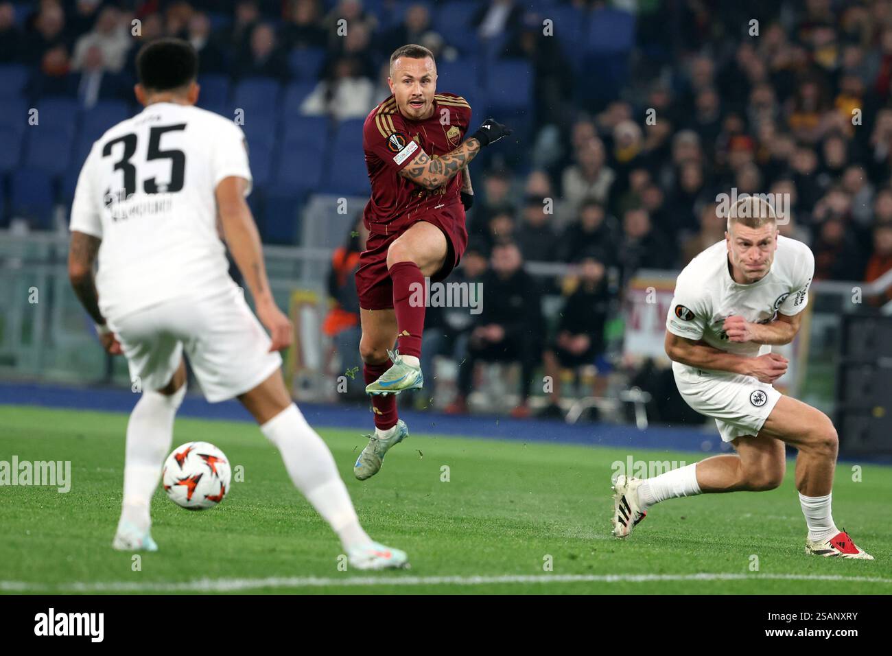 Rome, Italy. 30th Jan, 2025. Rome, Italy 30.01.2025: Angelino of Roma ...