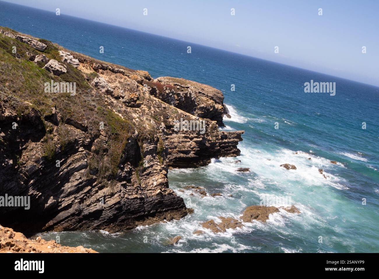 The ocean waves along the Rota Vicentina trail are perfect for surfing ...
