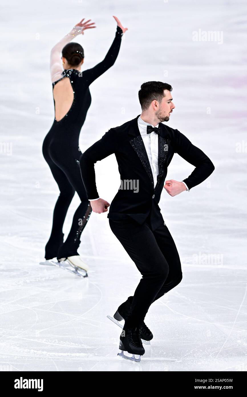 Annika HOCKE & Robert KUNKEL (GER), during Pairs Free Skating, at the ...