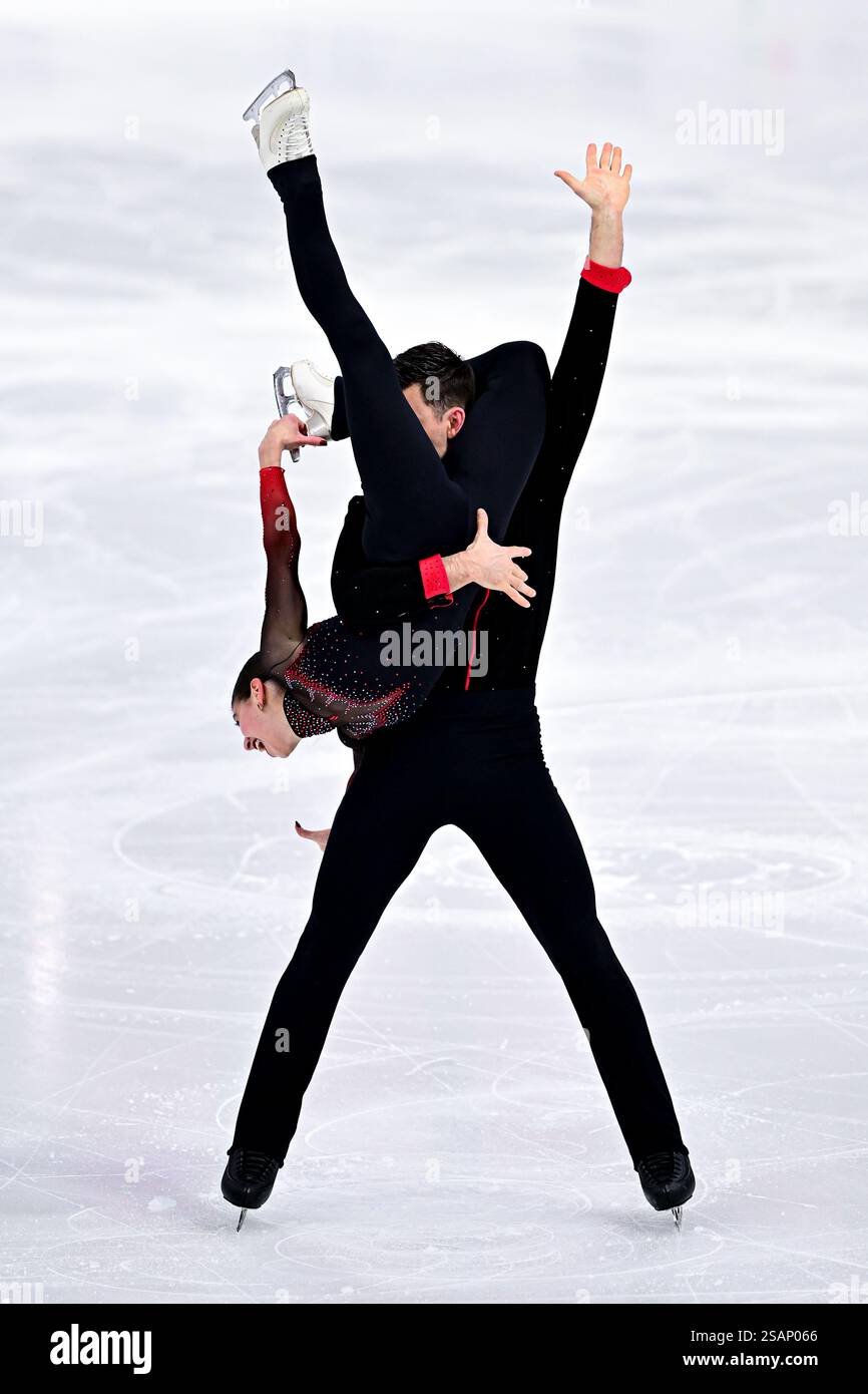 Rebecca GHILARDI & Filippo AMBROSINI (ITA), during Pairs Free Skating ...