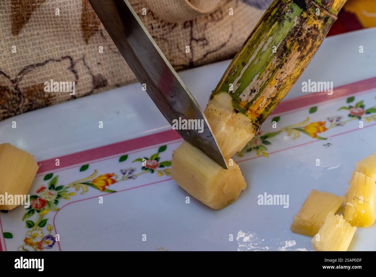 Sugar cane from pineapple farm in Santa Rita, Panama Stock Photo - Alamy